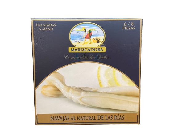 Navajas de las rias gallegas mariscadora 6-8 piezas